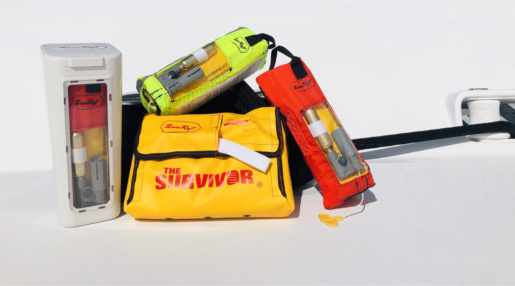 ThrowRaft - Patented U.S.C.G. Approved Flotation Devices